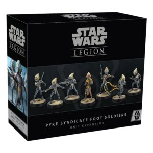 star wars: legion pyke syndicate foot soldiers unit expansion - tabletop miniatures game, strategy game for kids and adults, ages 14+, 2 players, 3 hour playtime, made by atomic mass games