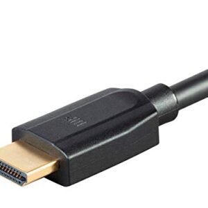 Monoprice 8K Ultra High Speed HDMI Cable - HDMI 2.1, 8K@60Hz, 4K@120Hz, 48Gbps, HDR, VRR, 15ft, Black