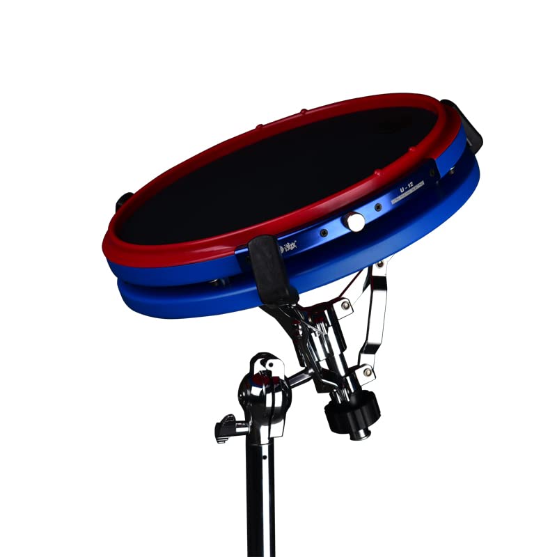 HUN U12 Tunable Marching Pad, 12 inch Marching Pad, 12 inch Snare Drum Pad with Bag, Double sided drum pad, Snare Sound Drum Pad, real feeling drum pad, Active Snare Practice Pad