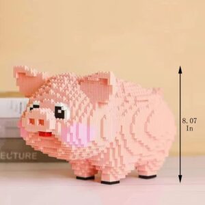 BDYDT Animal Pig Micro Building Blocks Set（2745PCS） Gift for Adults and Kids