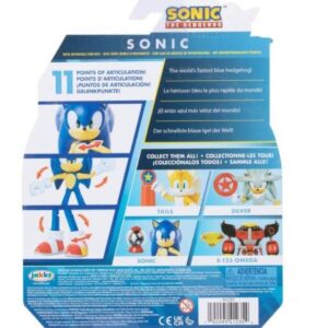 Sonic The Hedgehog 4" Articulated Action Figure Collection (Choose Figure) (Sonic)