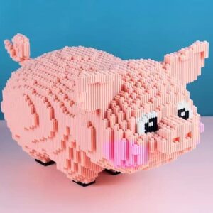 BDYDT Animal Pig Micro Building Blocks Set（2745PCS） Gift for Adults and Kids