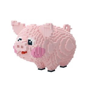 bdydt animal pig micro building blocks set（2745pcs） gift for adults and kids