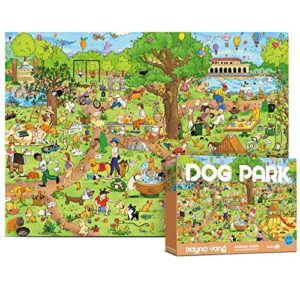 antelope - 1000 piece puzzle for adults, dog park jigsaw puzzles 1000 pieces - 1000 pieces high resolution, matte finish, smooth edging, no dust leisure animal puzzle