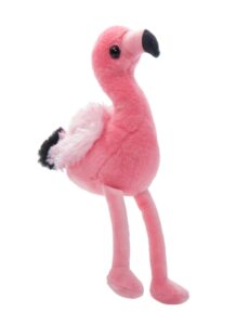 the petting zoo flamingo stuffed animal plushie, gifts for kids, wild onez babiez zoo animals, flamingo plush toy 6 inches