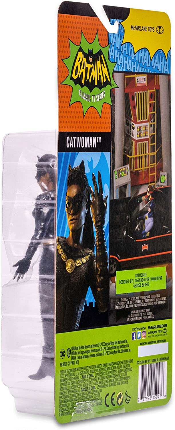 McFarlane DC Retro Action Figure Batman 66 Catwoman Season 3 15 cm Multi-Coloured 15047