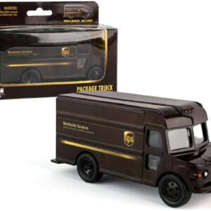 Matty's Toy Stop Daron UPS (United Parcel Service) Package Truck & Plane Deluxe Gift Set Bundle with Exclusive Storage Bag - 2 Pack