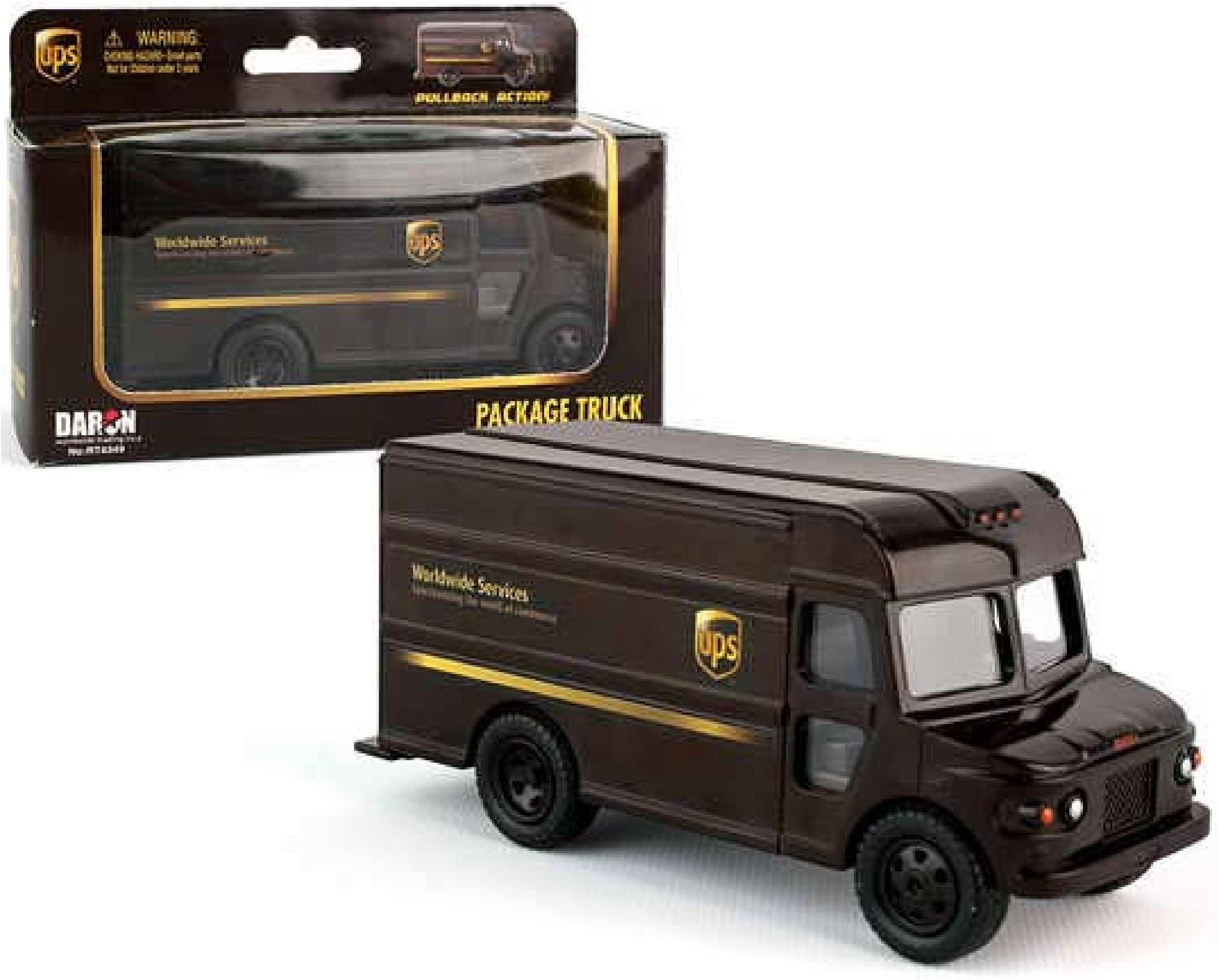 Matty's Toy Stop Daron UPS (United Parcel Service) Package Truck & Plane Deluxe Gift Set Bundle with Exclusive Storage Bag - 2 Pack