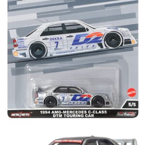 Hot Wheels Car Culture Circuit Legend, Premium 1:64 Scale Die-Cast 1994 AMG Mercedes C-Class DTM Touring Car, Collectable Vehicle