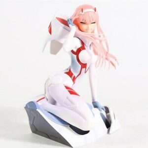 Zero Two Darling in The FRANXX Code 002 PVC Anime Statue Model (Color: White) in Display Box