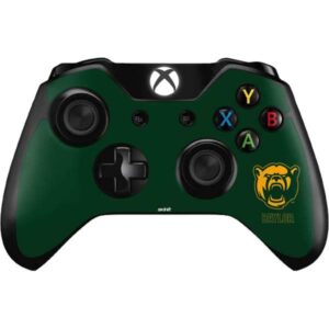 skinit decal gaming skin compatible with xbox one controller - officially licensed college baylor mascot design