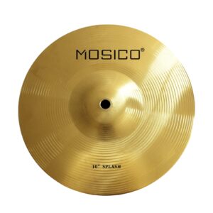 mosico 10" splash cymbal hero series drum practice cymbal for drum set (10"sp)