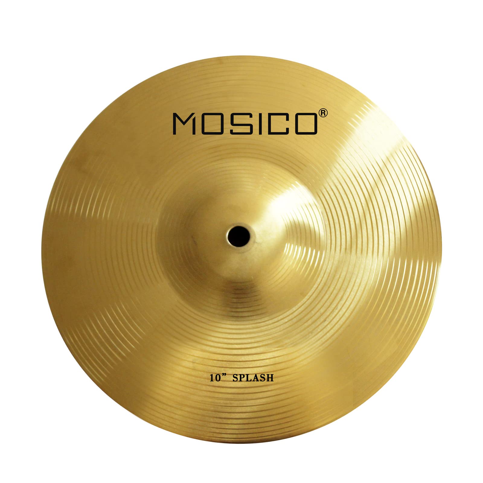 Mosico 10" Splash Cymbal Hero Series Drum Practice Cymbal For Drum Set (10"SP)