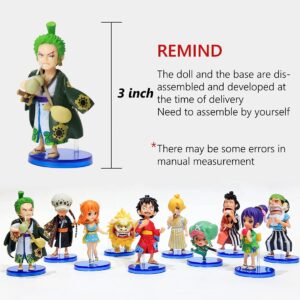 Anime Figure 10pcs Anime Figure Set Home Office Desktop Decoration Figure Toy Gift for Anime Fans