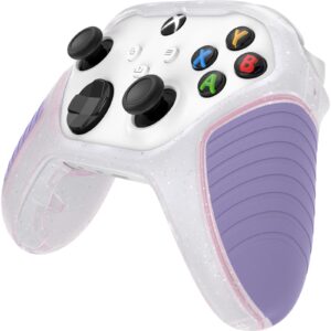 otterbox protective controller shell for xbox series x|s wireless controllers - lilac dream (translucent/light purple)