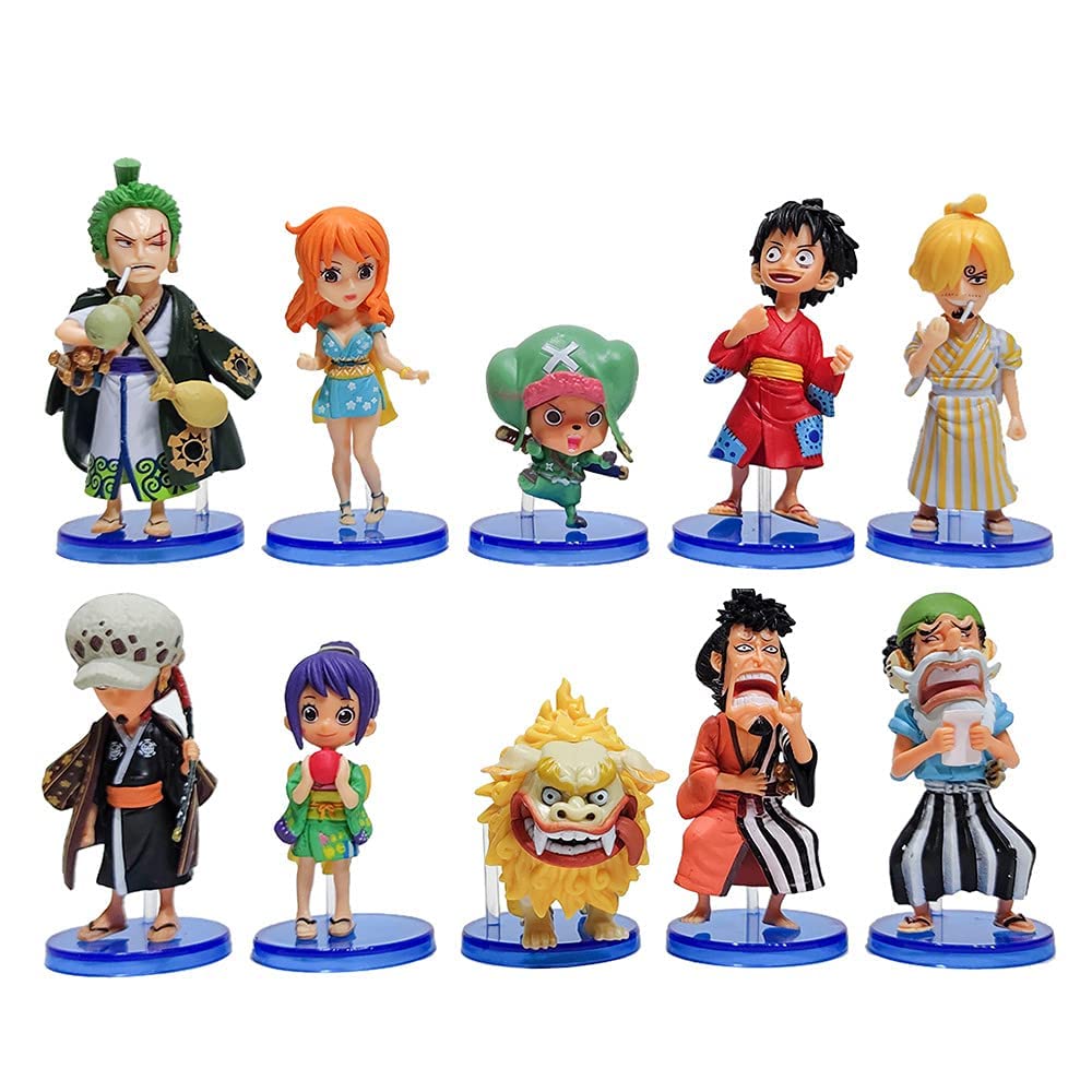 Anime Figure 10pcs Anime Figure Set Home Office Desktop Decoration Figure Toy Gift for Anime Fans