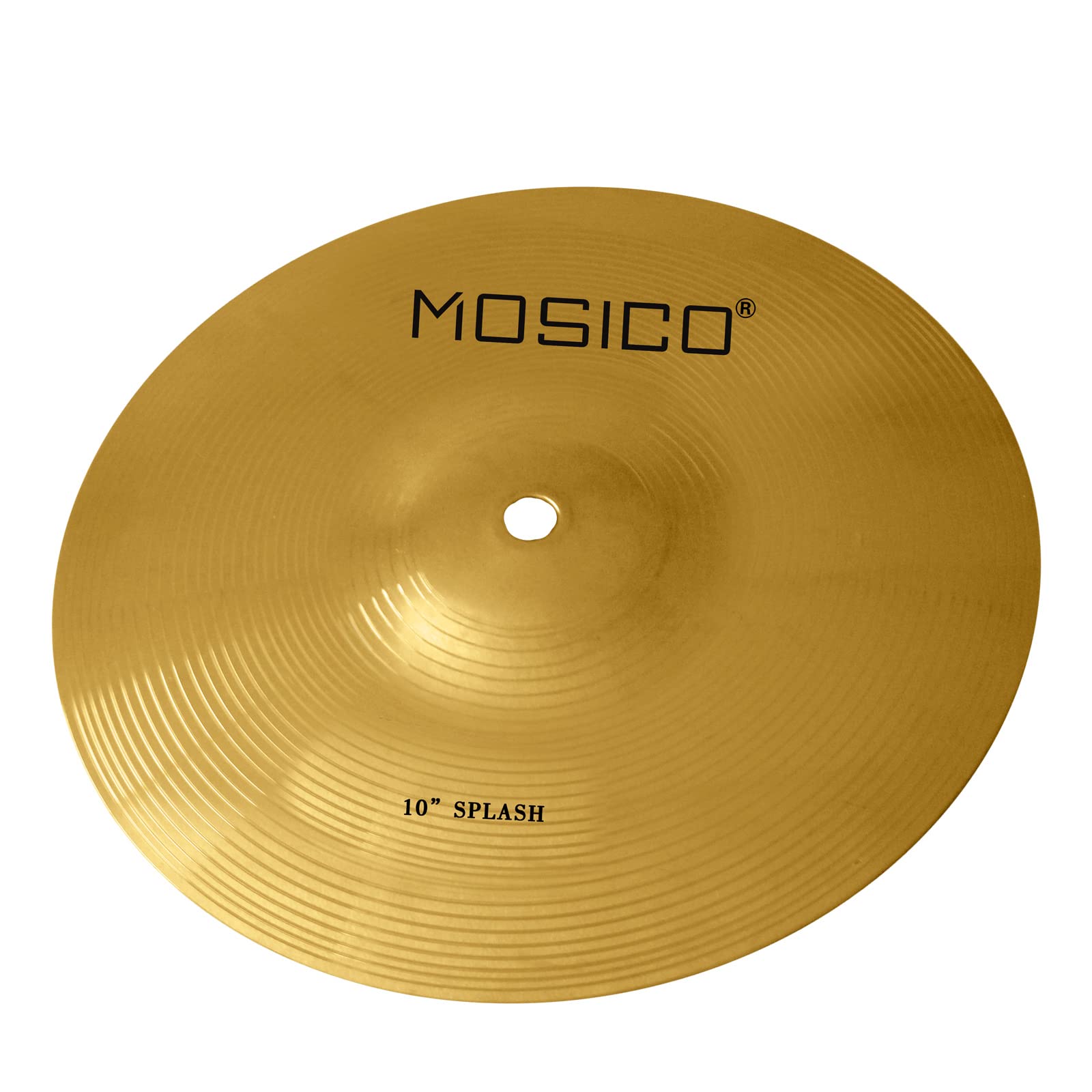 Mosico 10" Splash Cymbal Hero Series Drum Practice Cymbal For Drum Set (10"SP)