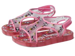 mini melissa girl's acqua+mickey bb (toddler/little kid) pink 10 toddler m