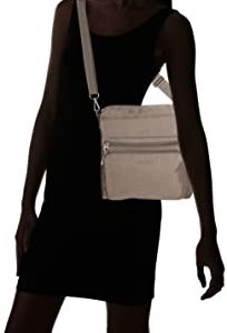 Baggallini Womens Urban Explorer Slim Crossbody, Sterling Shimmer, One Size US