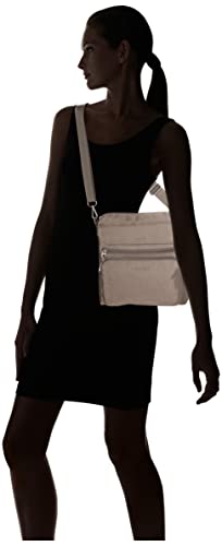 Baggallini Womens Urban Explorer Slim Crossbody, Sterling Shimmer, One Size US