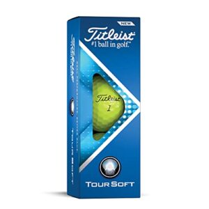 Titleist Tour Soft Yellow Golf Balls