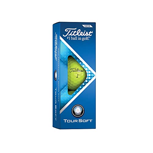 Titleist Tour Soft Yellow Golf Balls