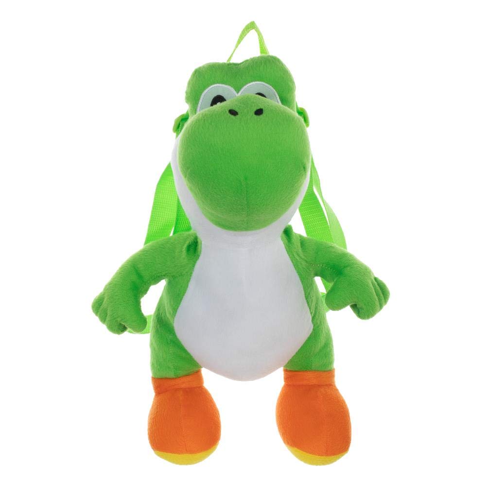 Seven Times Six Nintendo Super Mario Bros Yoshi 3D Plush Character Backpack