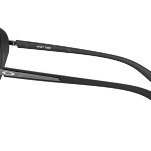 Oakley OO4129 Split Time Sunglasses+ Vision Group Accessories Bundle (Velvet Black/Prizm Grey Gradient (412917))