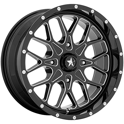 MSA Offroad Wheels MA45 16X7 4X156 G-BLK MACH 10MM - M45-06756