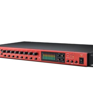 Fo­cus­rite Clar­ett+ Oc­to­Pre Pro­fes­sion­al Qual­ity 8-in/8-out ADAT Mic Preamp for Mu­sic Pro­duc­tion, with High Dy­nam­ic Range, Ul­tra-low Noise, and All-ana­logue Air