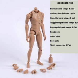 1/6 Scale Narrow Shoulder Male Body Doll Action Figure for TTM18 TTM19 Hot Toys & Human Body Sketch Model