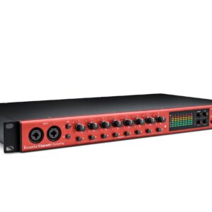 Fo­cus­rite Clar­ett+ Oc­to­Pre Pro­fes­sion­al Qual­ity 8-in/8-out ADAT Mic Preamp for Mu­sic Pro­duc­tion, with High Dy­nam­ic Range, Ul­tra-low Noise, and All-ana­logue Air