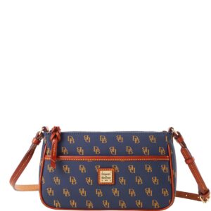 dooney & bourke handbag, gretta lola crossbody - navy