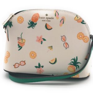 Kate Spade New York Kali Small Dome Crossbody (Cream Multi Tropical)