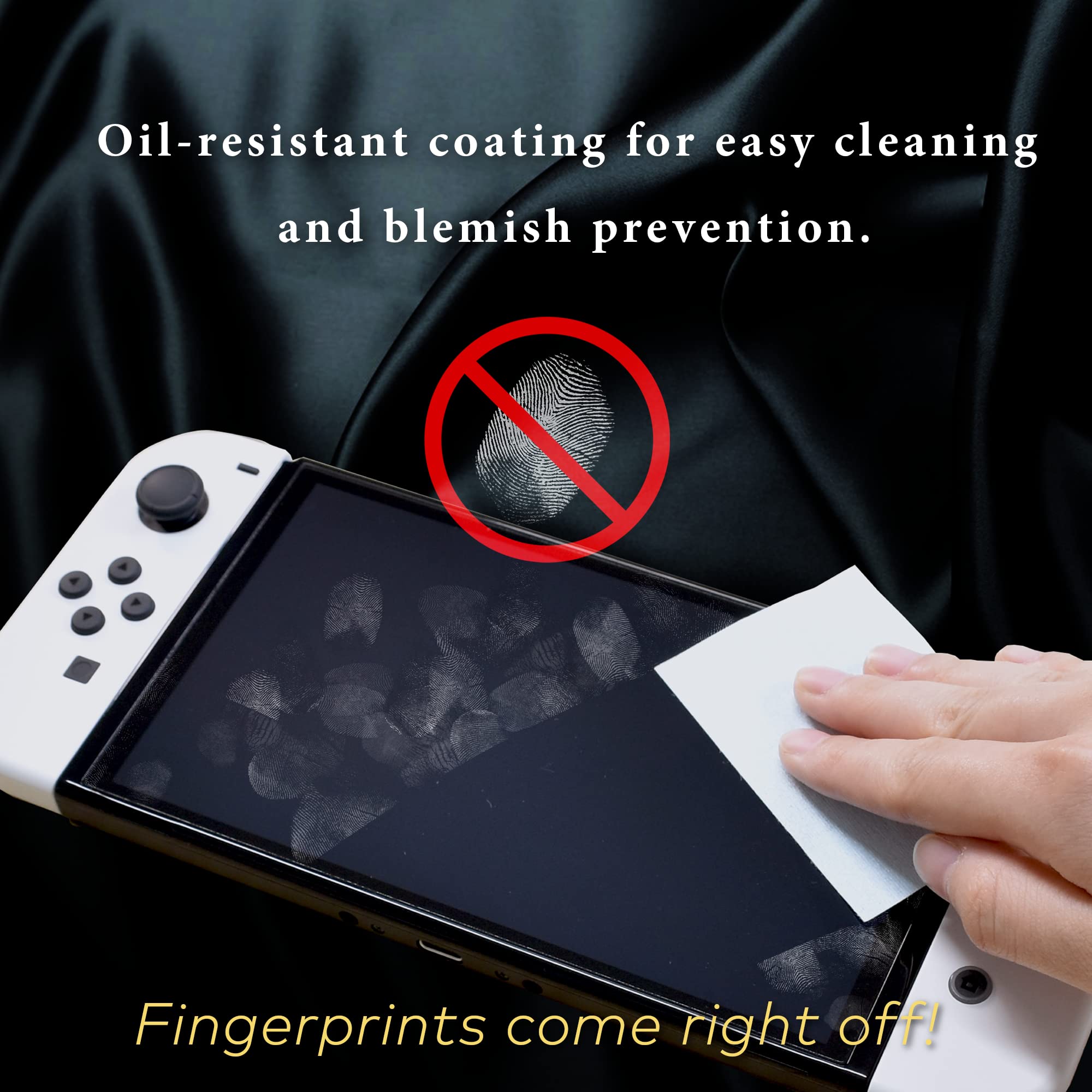 HORI Premium Anti-Glare Screen Protective Filter for Nintendo Switch (OLED Model) - Officially Licensed by Nintendo