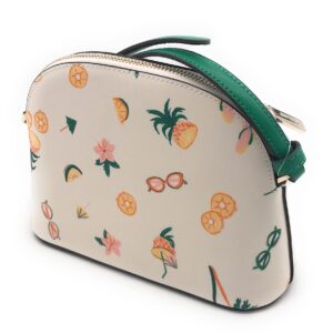 Kate Spade New York Kali Small Dome Crossbody (Cream Multi Tropical)