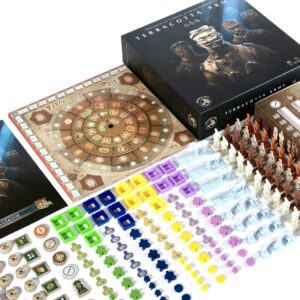 GTS Distribution Terracotta Army - Strategy Ancient Empire Board Game, Ages 14+, 1-4 Players, 90-120 Min