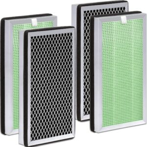 zouhwaso toxin absorber ma series 15 replacement filter compatible with ma series 15 air cleaner pur-ifier, 3-in-1 filter with upgrade acti-vated car-bon, h13 true hepa and pre-filter, pack of 4