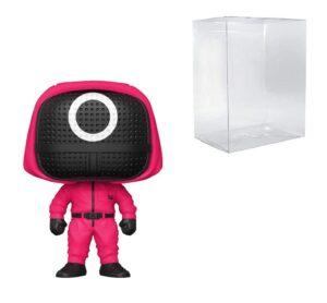 [squid] game - masked worker funko pop! vinyl figure (bundled with compatible pop box protector case)_ab