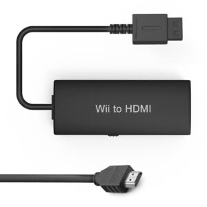 wii hdmi converter hdmi converter/adapter for wii u hdmi cable for wii convert native 720p/480p ypbpr signals from wii to digital hdmi signals. provide the best signal processing