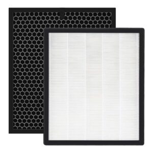 homeland goods lv-pur131 replacement filter compatible with levoit lv-pur131, lv-pur131s, part lv-pur131-rf air purifier - include hepa filters and activated carbon filters 1 pack