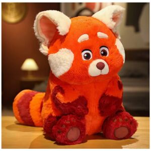 Ablesin Red Panda Plush Toys Turning Plush 18 Inch Cute Panda Plush Standing and Sitting Panda Plush Gifts for Kids Girlfriends (18 Inch)