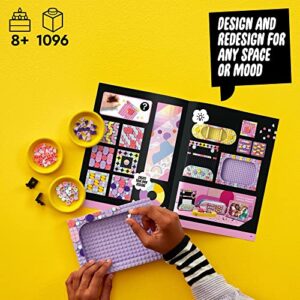 LEGO DOTS Designer Toolkit - Patterns 41961, 10 in 1 Toy Craft Set for Kids with Patches, Photo Frame, Pencil Holder, Storage Tray, Creative Activity