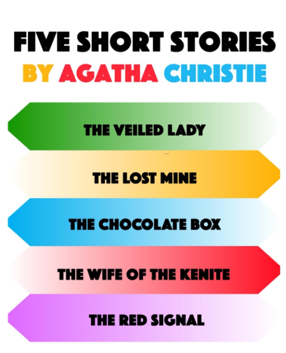 Five Short Stories: Giant Print Book for Low Vision Readers