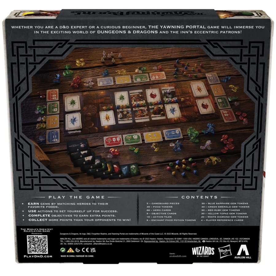 Dungeons & Dragons: The Yawning Portal Game, D&D Strategy Board Game for 1-4 Players, D&D Board Games for Ages 12 and Up, Family Games