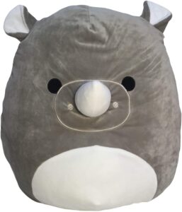 squishmallows official kellytoy plush 8 inch squishy soft plush toy animals (irving rhino)