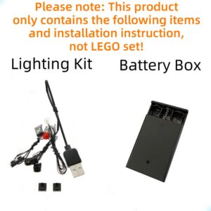 GEAMENT LED Light Kit Compatible with Imperial Probe Droid - Lighting Set for 75306 Building Model (Model Set Not Included)