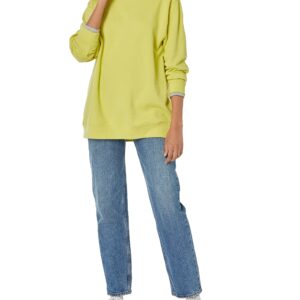 GAP Womens Fleece Tunic Mockneck Phosphorus XL