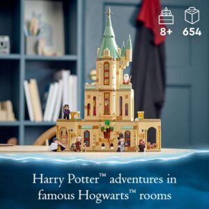 LEGO Harry Potter Hogwarts: Dumbledore’s Office 76402 Castle Toy, Set with Sorting Hat, Sword of Gryffindor and 6 Minifigures, for Kids Aged 8 Plus