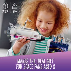 LEGO Friends Olivia’s Space Academy Shuttle Rocket 41713, NASA Space Shuttle Toy for Kids, Pretend Play Space Academy with Astronaut Mini Figures, Gift for Boys Girls 8+ Years Old